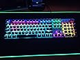 Amazon.com: Fiodio Mechanical Gaming Keyboard, LED Rainbow Gaming ...