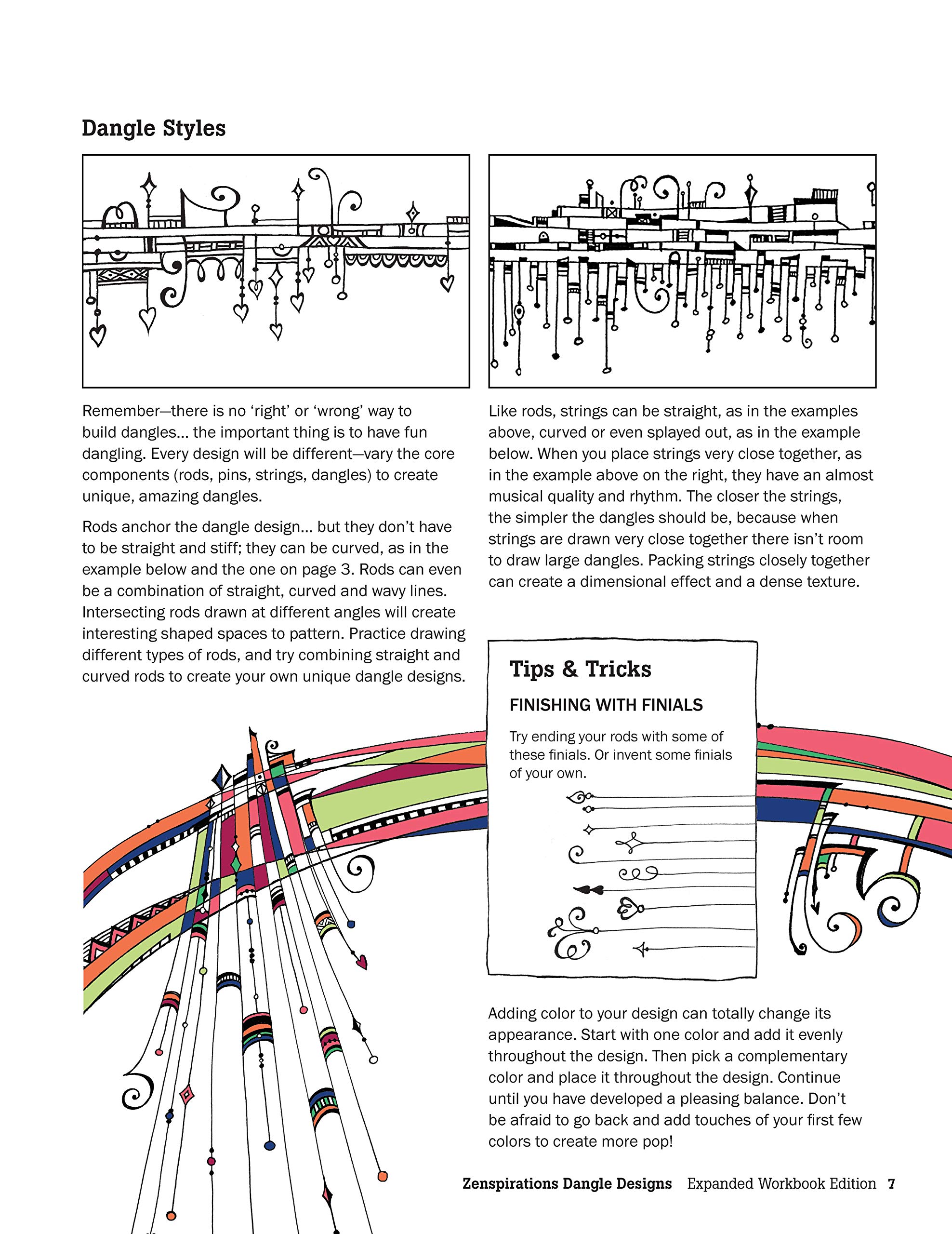 Zenspirations (R) Dangle Designs, Expanded Workbook Edition (Design ...