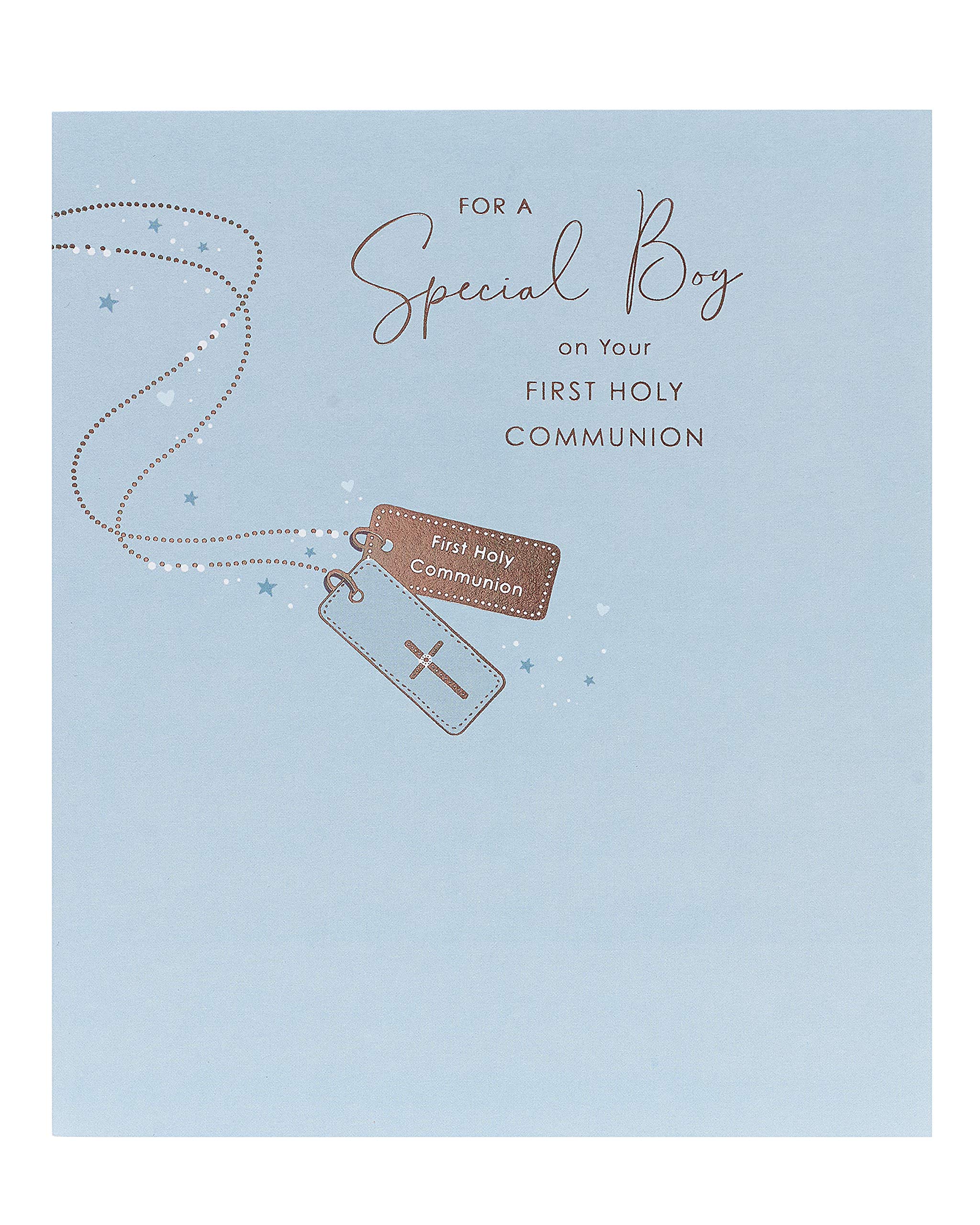 Buy UK Greetings First Holy Communion Card for Boys, First Communion ...