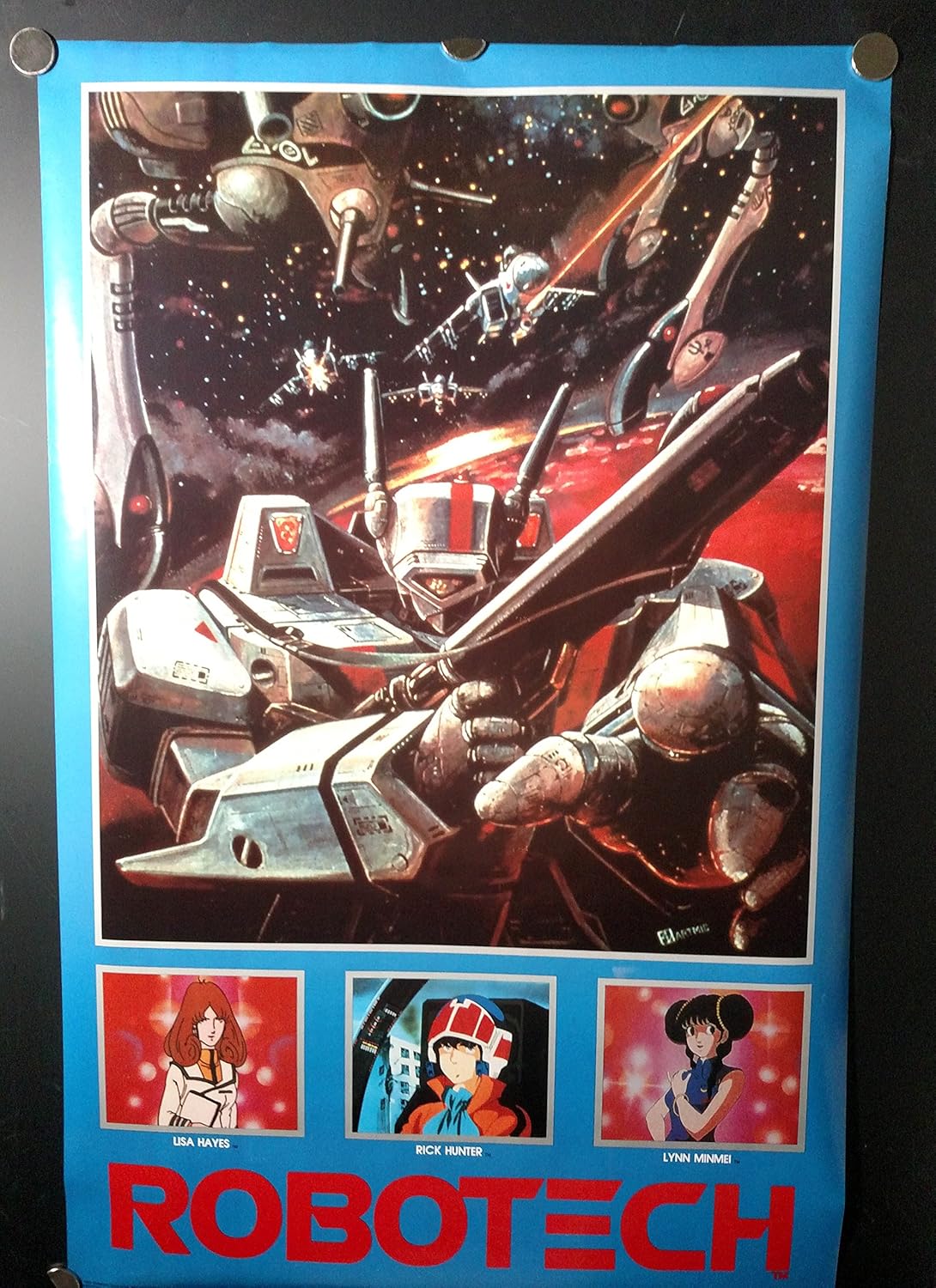 ROBOTECH Macross Orignal 23x35 Harmony Gold Promotional Poster 1985 at ...