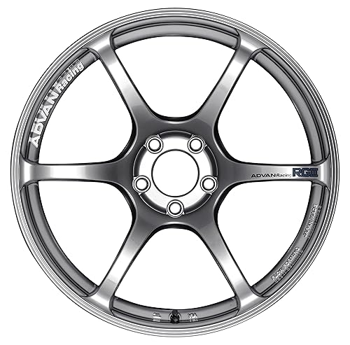 Yokohama Wheel Advan RGIII Hyper Black Wheel with Painted Finish (17x9"/5x114.3mm, +45mm offset ...