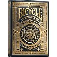 Amazon.com: Bicycle Cypher Premium Black Playing Cards, Gold Foil ...