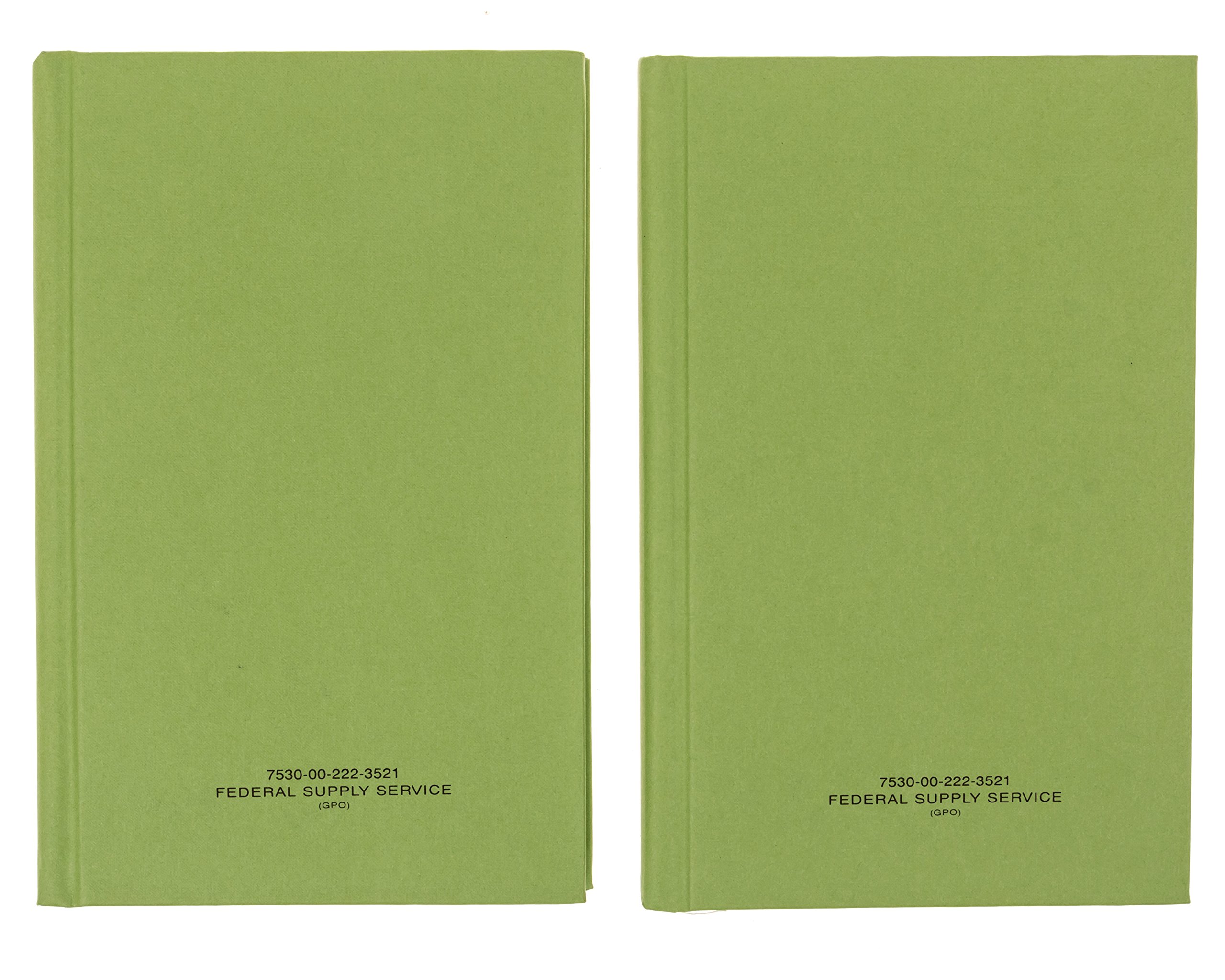 DIY Indispensables US Military Log Record Books 2 Pack 5.25 X 8 Inch 96 ...