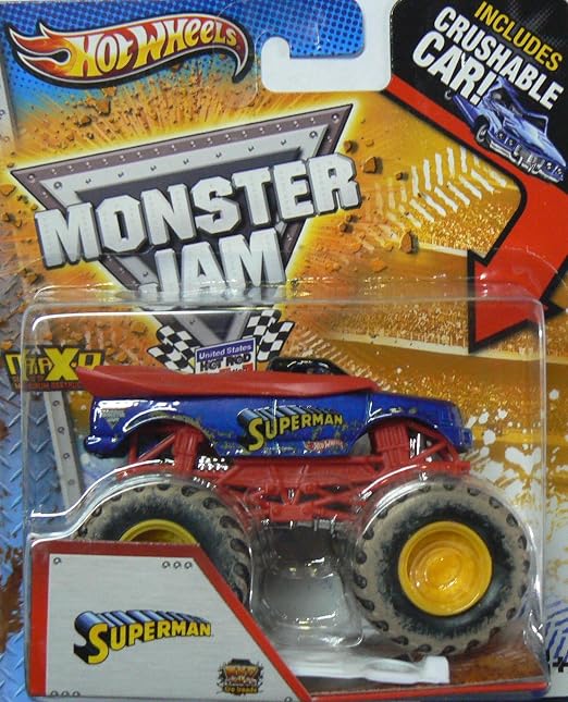 Superman Monster Truck - Monster Jam: Amazon.co.uk: Toys & Games