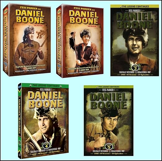 Amazon.com: Daniel Boone Television Collection - Seasons 1, 2, 3, 4 ...