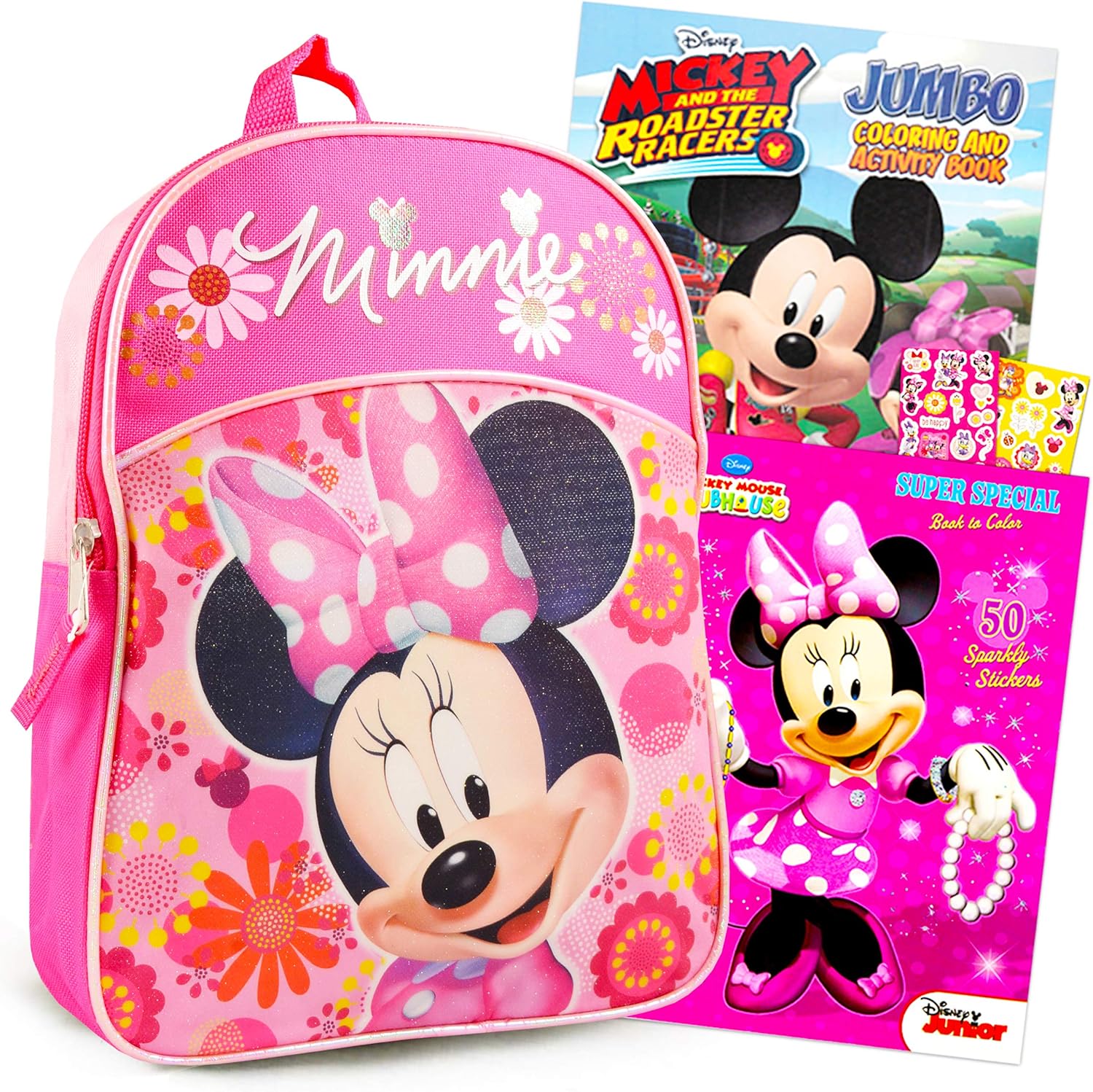 Amazon.com: Minnie Mouse Mini 11 Inch Toddler Preschool Backpack Travel ...