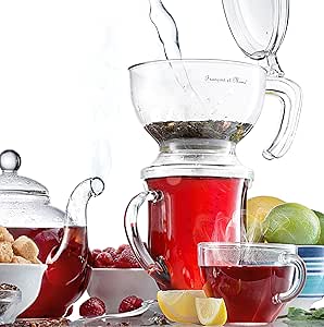 Amazon.com | Francois et Mimi Bottom-Dispensing Perfect Tea Maker Tea ...