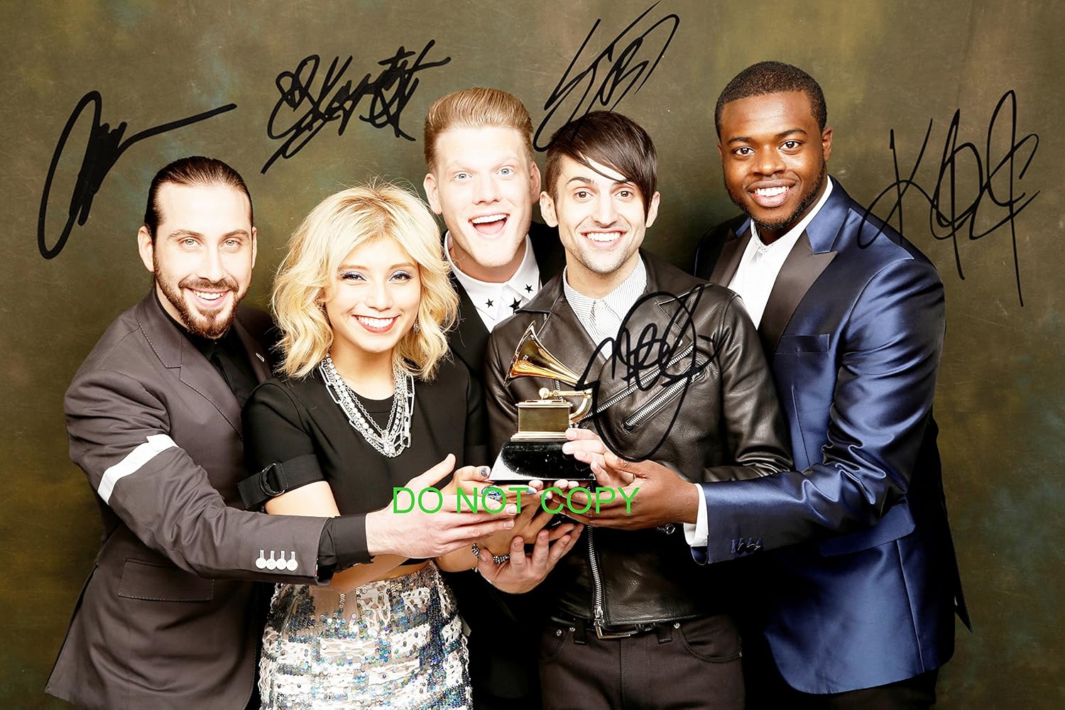 Pentatonix a cappella group reprint signed autographed 12x18 poster ...