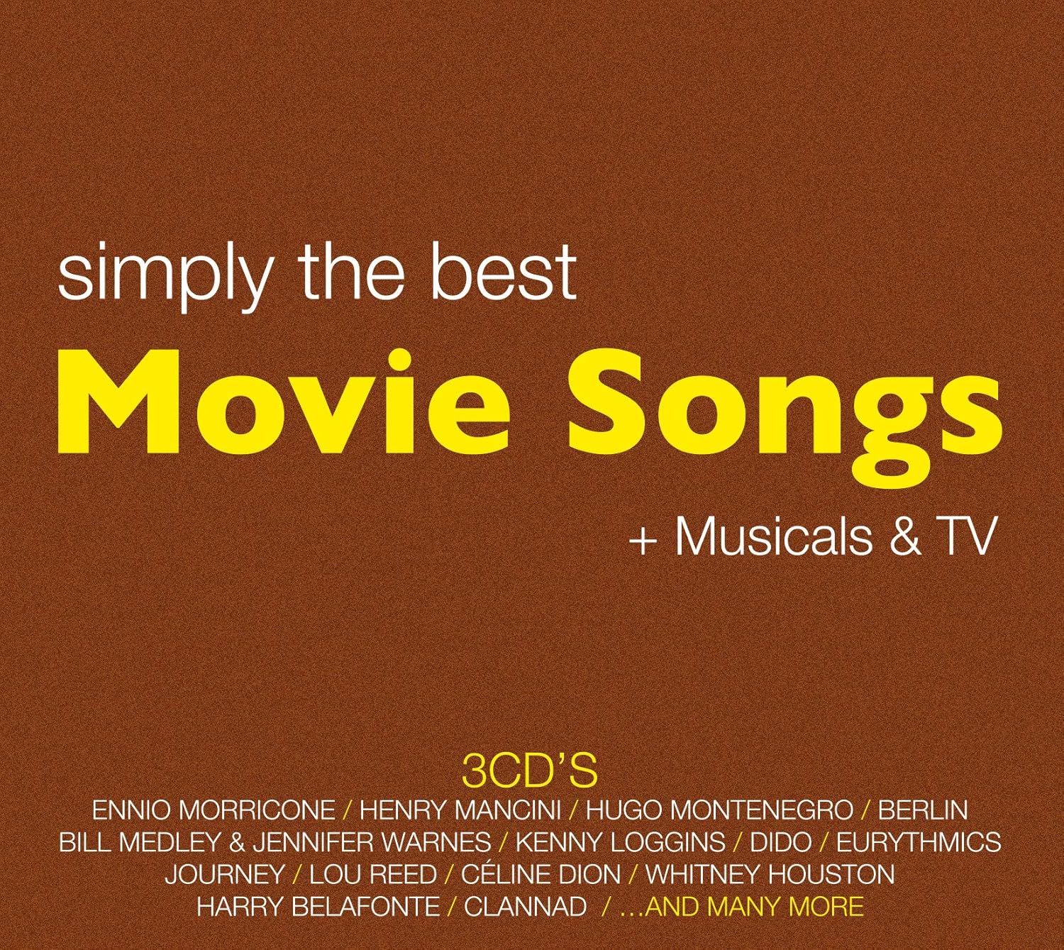 Various Artists - Simply The Best Movie Songs +Musicals & Tv (3cd ...