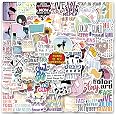 Amazon.com: 50PCS Color Guard Stickers,Water Bottles Scrapbook Stickers ...