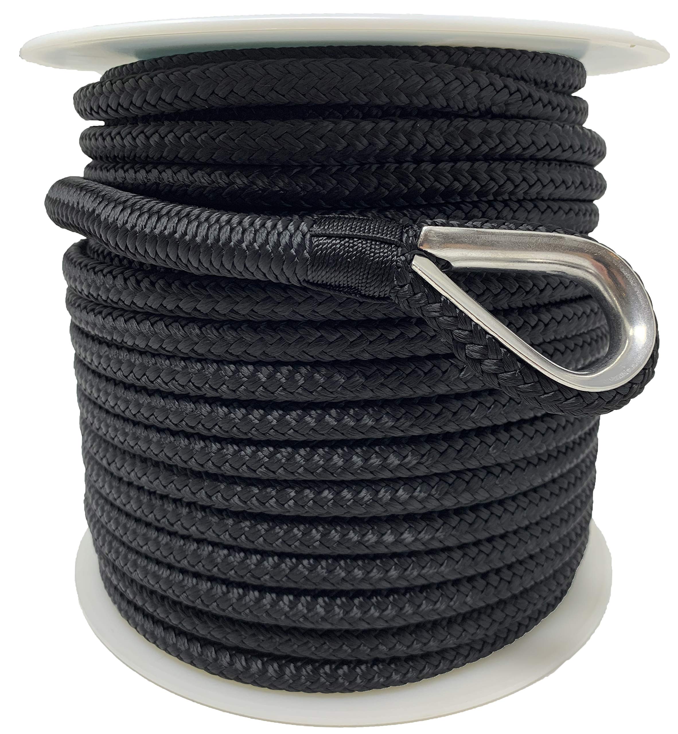 Mua RainierSupplyCo Boat Anchor Rope - Double Braided Marine Rope ...