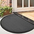 Amazon.com: LUMI Front Door Mat for Outside Entrance 18x30, Low Profile ...