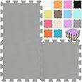 Amazon.com: qqpp EVA Rubber 18 Tiles Interlocking Puzzle Foam Floor ...