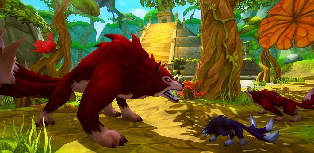 Three Tailed Wolf Simulator:Amazon.com:Appstore for Android
