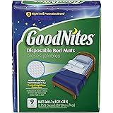 Amazon.com: GoodNites Disposable Bed Mats, 9 Count: Health & Personal Care