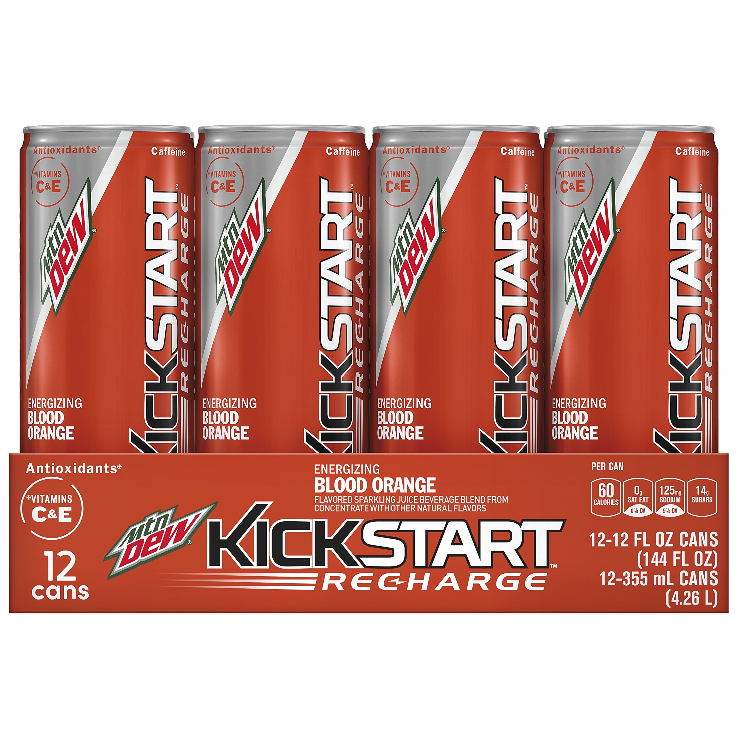 Amazon.com : Mountain Dew Kickstart Hydrating Boost, Raspberry Citrus ...