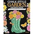Amazon.com: Chalk-Style Botanicals Deluxe Coloring Book: Color With All ...