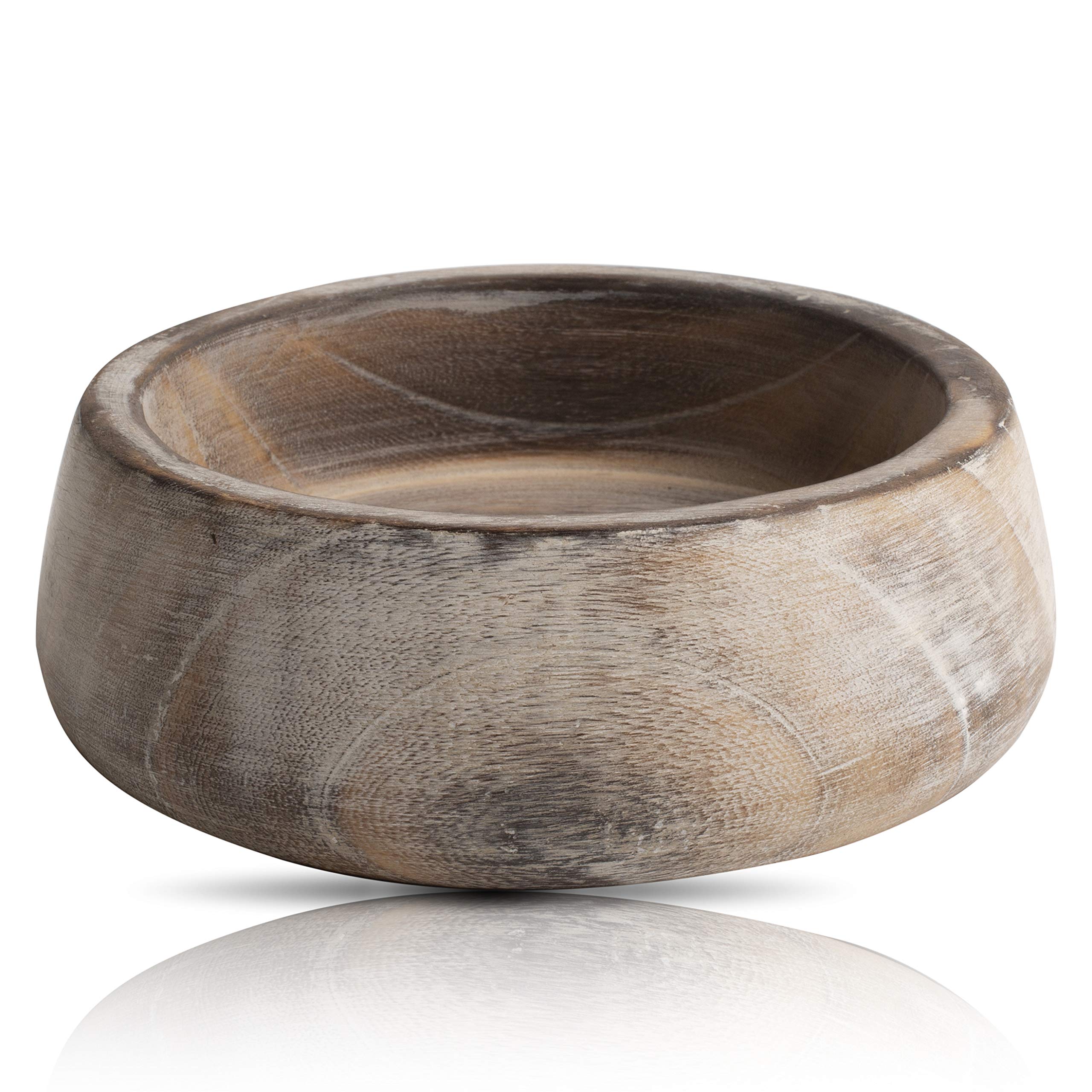 Beautiful Handmade 6" Decorative Wooden Snack Serving Bowl For Dry ...