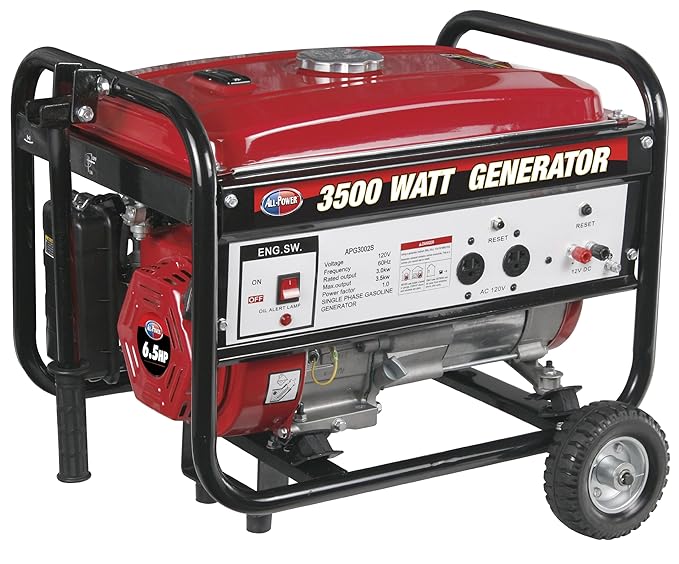 All Power America APG3002S 3,500-Watt Gas Powered Portable Generator ...