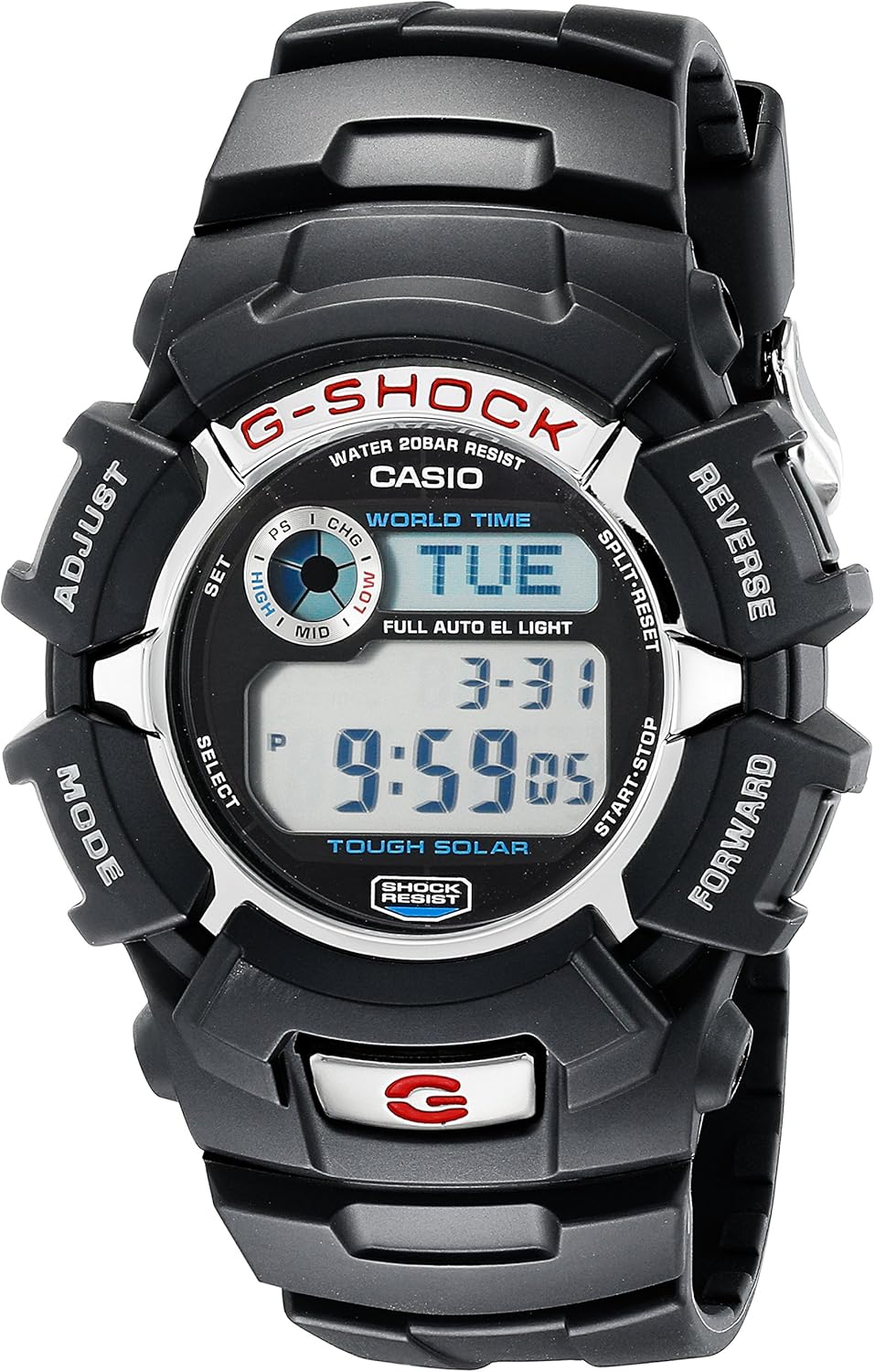 Reloj Casio Analógico G-Shock Tough Solar-Powered para Hombres 42mm ...