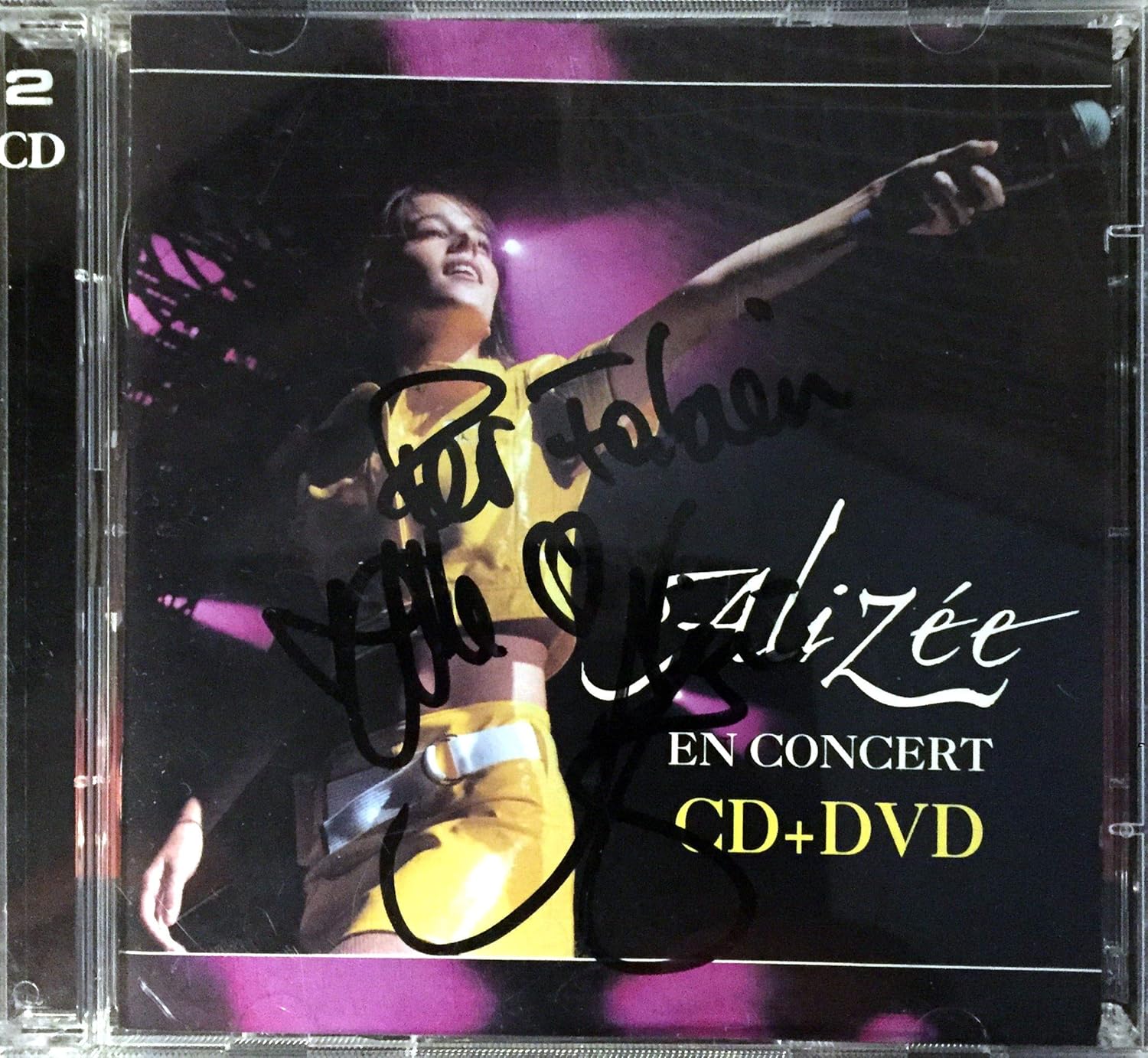 ALIZEE EN CONCERT ALBUM DEDICACE MADE IN MEXICO CD+DVD EDITION: Amazon ...