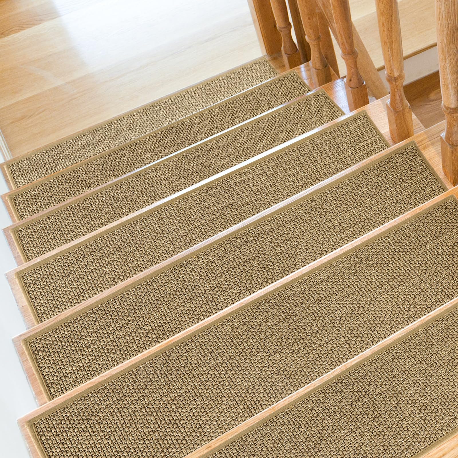SMILOOL Non Slip Stair Treads for Wooden Steps Indoor, Carpet Stairs ...