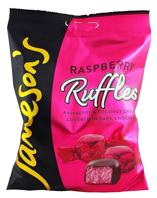 Jameson's Raspberry Ruffles - 135g (4 bags): Amazon.co.uk: Grocery