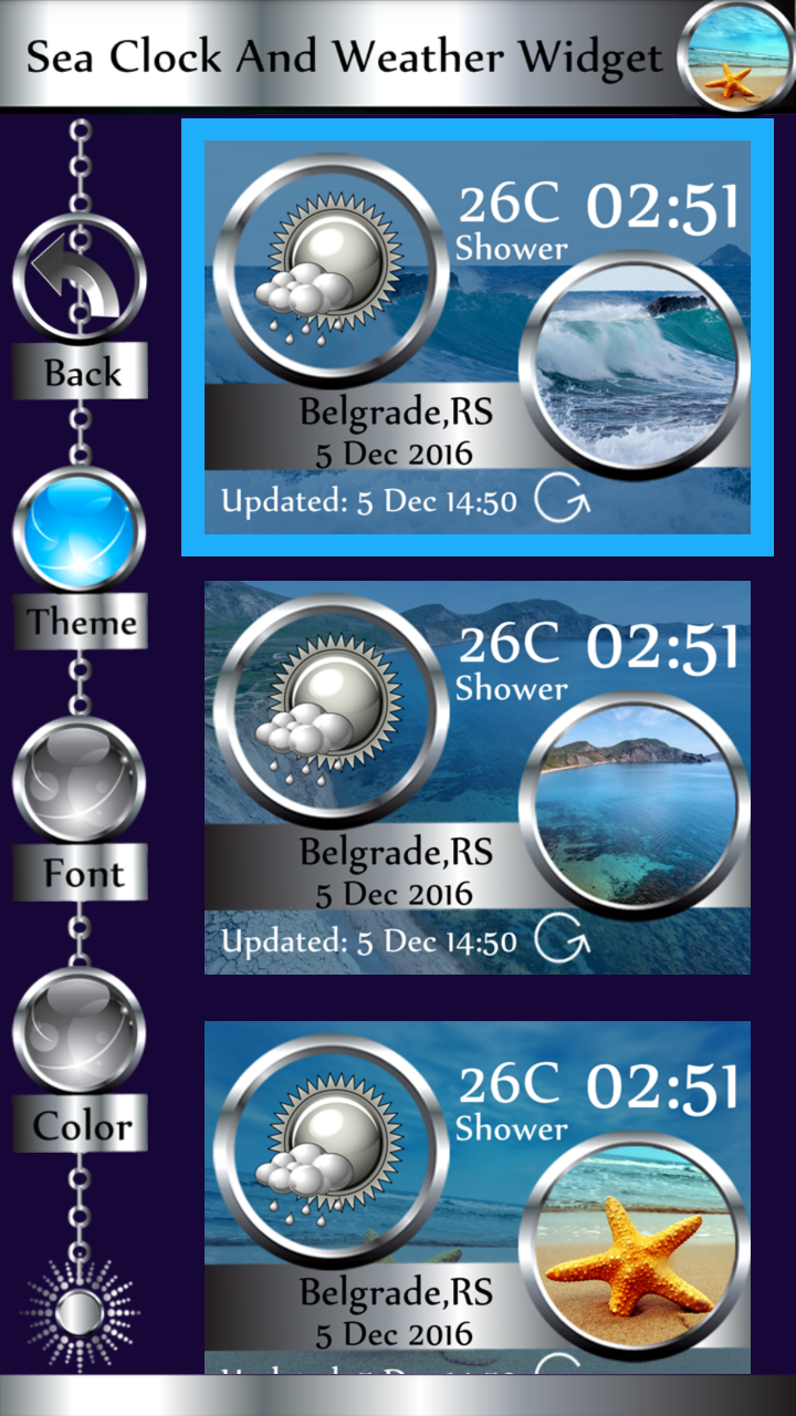 Sea Clock And Weather Widget:Amazon.com:Appstore for Android