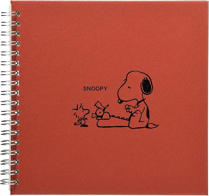 Amazon.co.jp： ナカバヤシ フリーアルバム かけるーのエアー台紙 スヌーピー レッド アKA-SWF-202-R: 文房具・オフィス用品