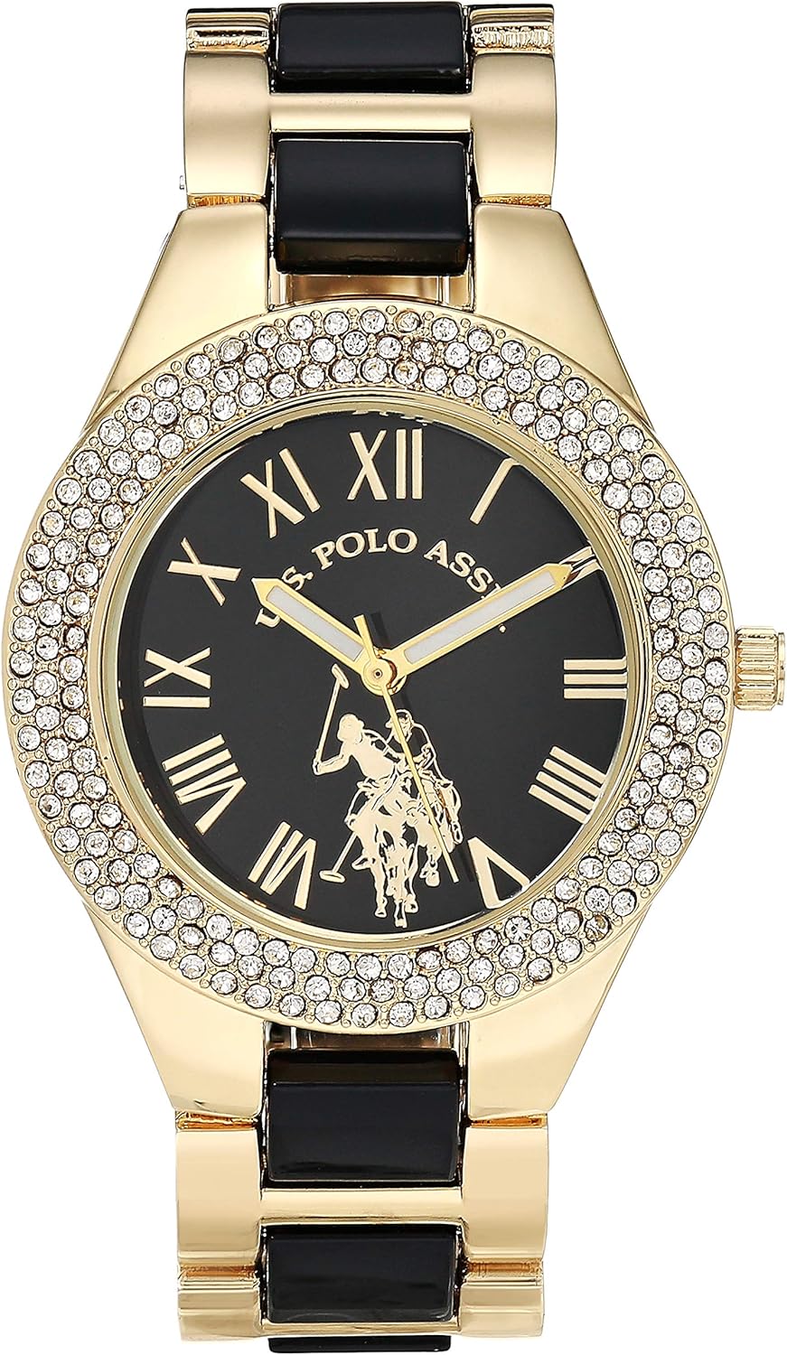 U.S. Polo Assn. Women's Analog Quartz Watch with Alloy Strap USC40249AZ ...