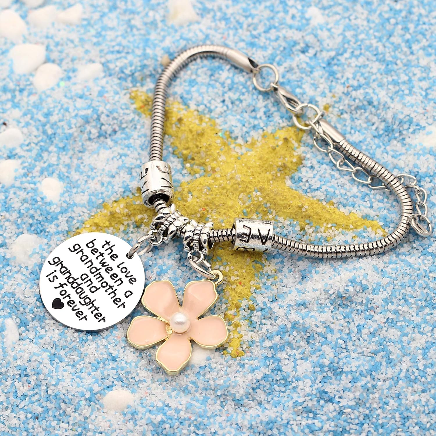 ACAROMAY Grandma Bangles Granddaughter Nana Love Wrist Bracelets ...