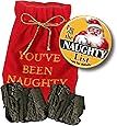 Amazon.com: Christmas Lump of Coal Naughty (With Gift Bag): Toys & Games