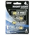 Feit Electric BP4C7/4 4-Watt C7 Night Light Bulb with Candelabra Base ...