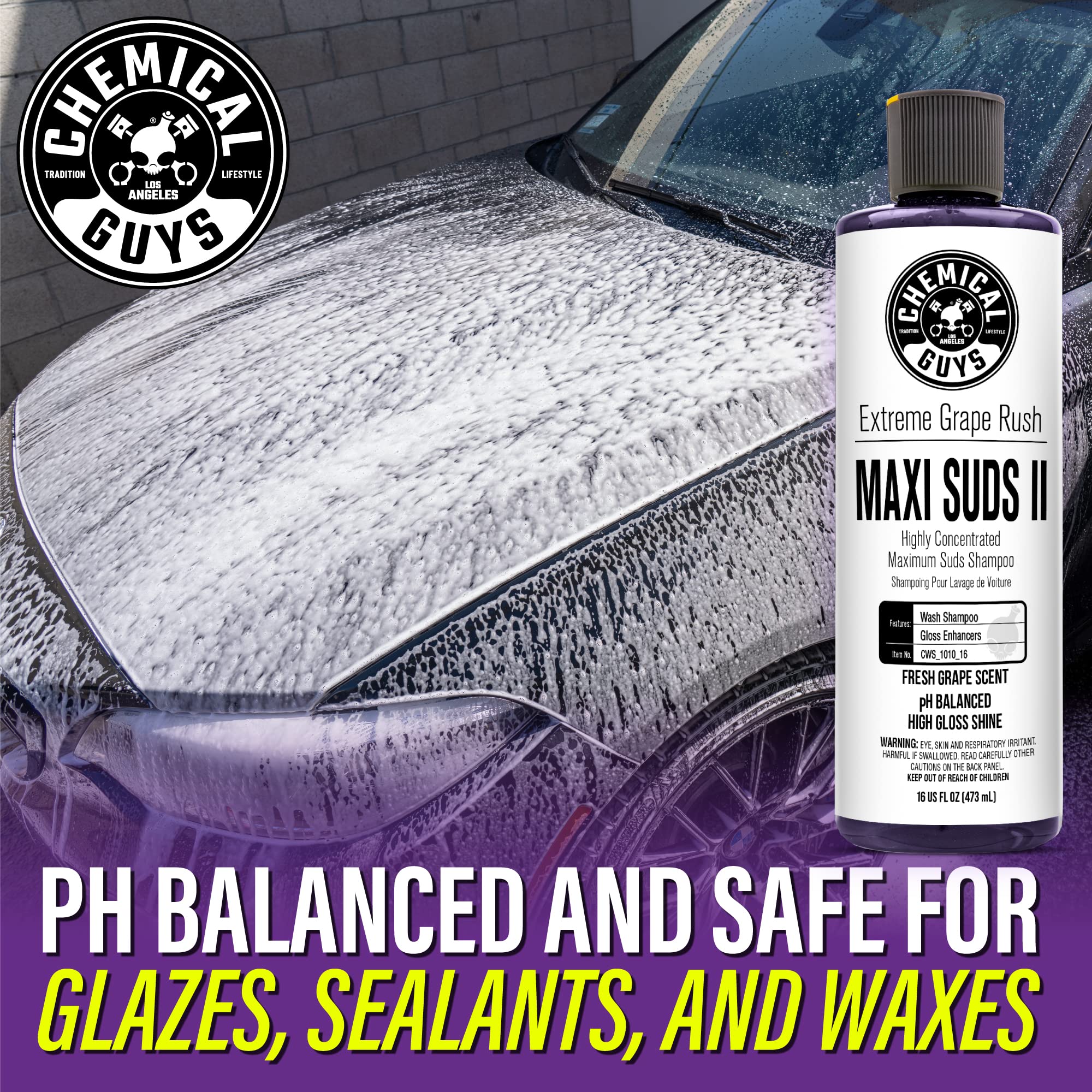 Mua Chemical Guys CWS/1010/64 Maxi-Suds II Foaming Car Wash Soap (Works ...