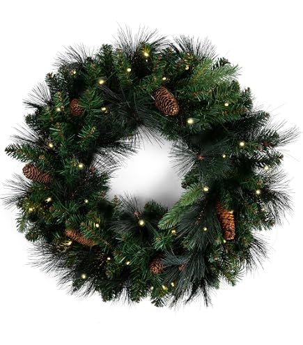 Pre-lit Christmas Trees National Tree Company 24-Inch Pre-Lit Christmas ...