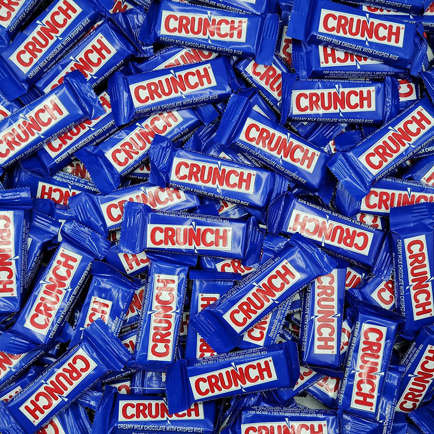 Mua Crunch Snack Size Chocolate Bar - Creamy Milk Chocolate and Crisped ...