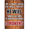 Amazon.com: Rogue River Tactical Funny Sarcastic Man Metal Tin Sign ...