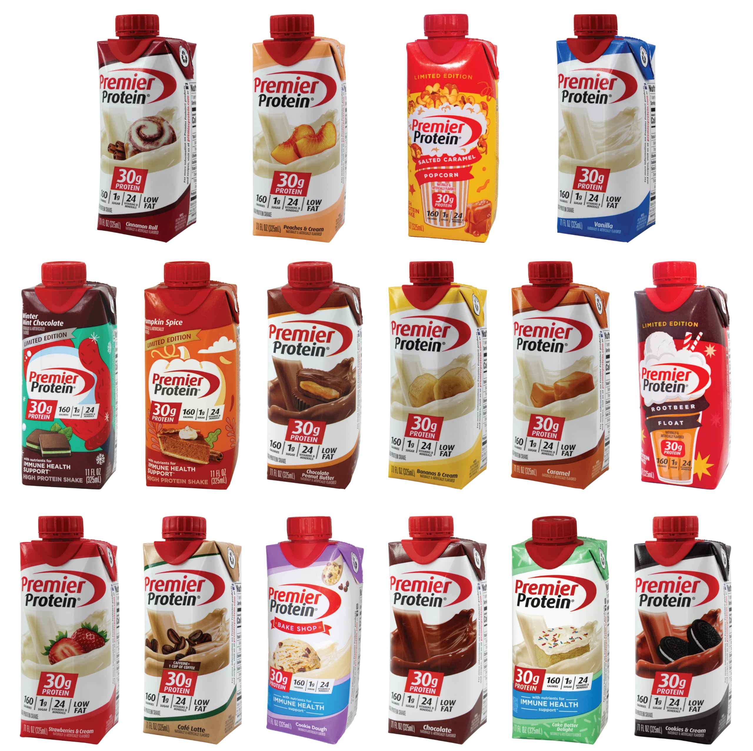 Premier Protein Shake Sampler Variety | 10 Pack Of Different Assorted Flavors | Ready To Drink ...