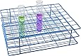 Blue Epoxy Coated Steel Wire Test Tube Rack, 80 Holes, Outer Diameter ...