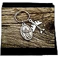 Amazon.com: St Joseph of Cupertino Key Ring, Patron Saint of Pilots ...