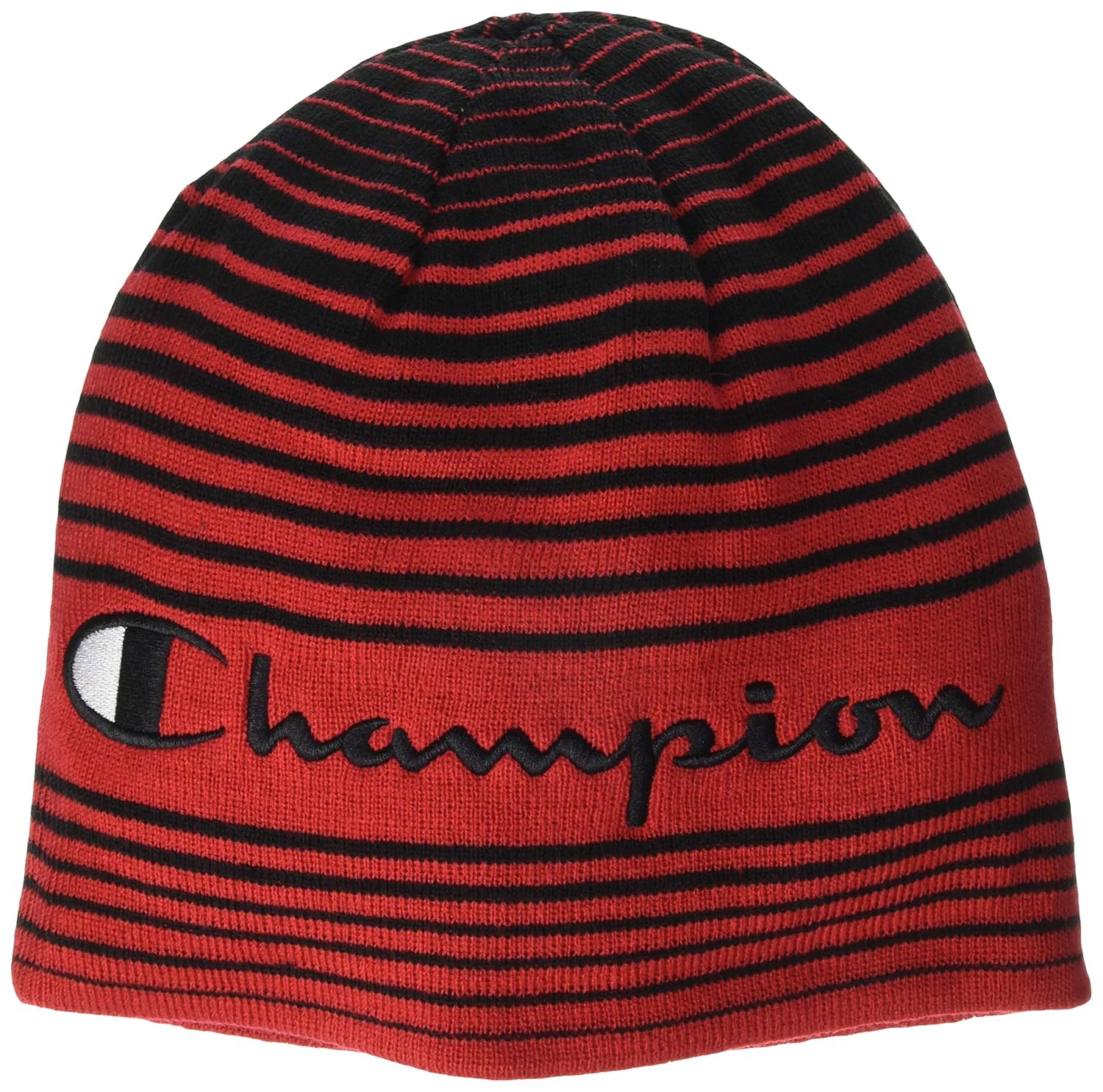 Champion Men's Reversible Beanie, Red/Black, One Size: Amazon.in ...