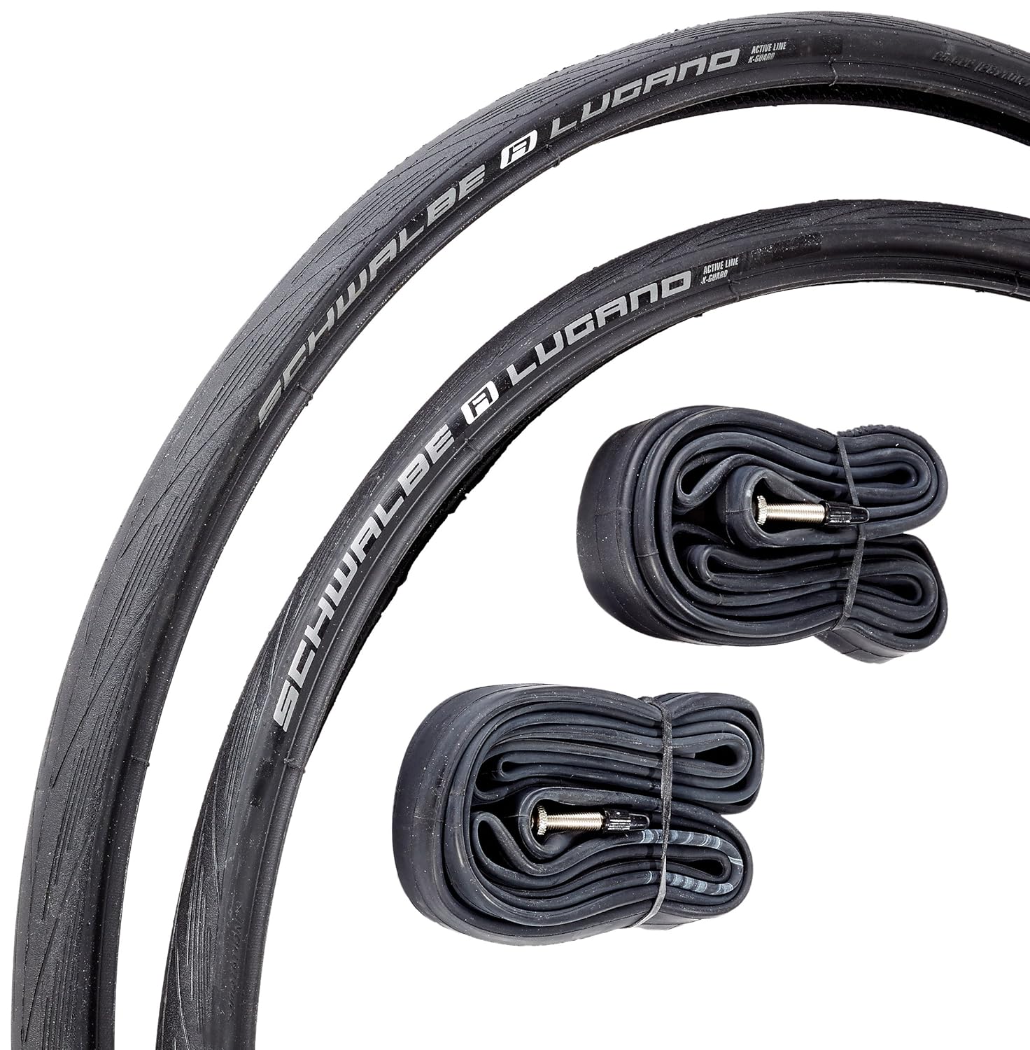 Components & Parts Schwalbe Lugano 700c x 25 Road Racing Bike Tyres and ...