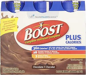 BOOST Plus Calories Chocolate, 24x237ml (Pack of 24): Amazon.ca: Health ...