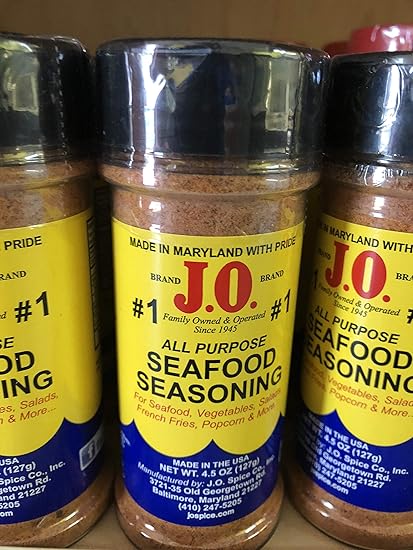 Amazon.com : J.O. Spice #1 Seafood seasoning Maryland USA j o 4.5 oz bt ...