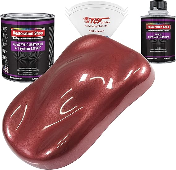 Amazon.com: Restoration Shop - Candy Apple Red Metallic Acrylic ...