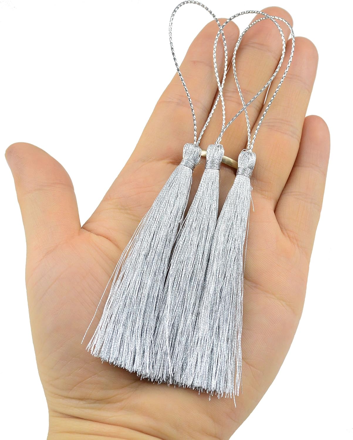 Makhry 100pcs Handmade Thread Bookmark Tassels for Jewelry Making ...