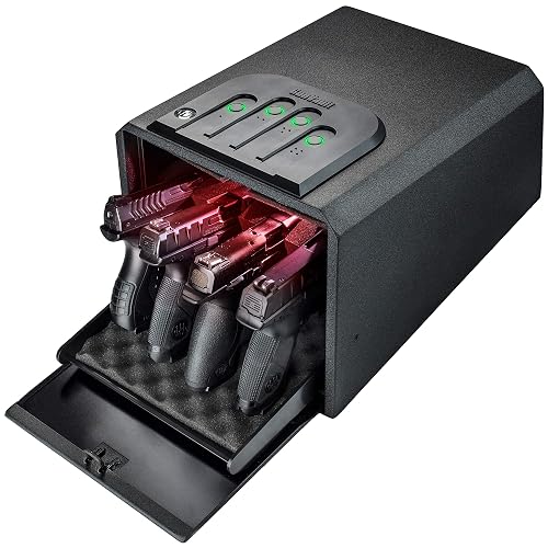 GunVault MultiVault - Quick Access Automatic Slide-Out Handgun Safe ...