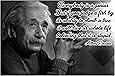 Amazon.com: Math Posters Science Posters Albert Einstein Quote Poster ...