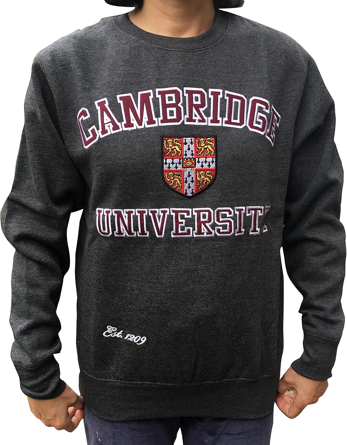 Cambridge University Official Licenced Sweatshirt - Embroidered ...