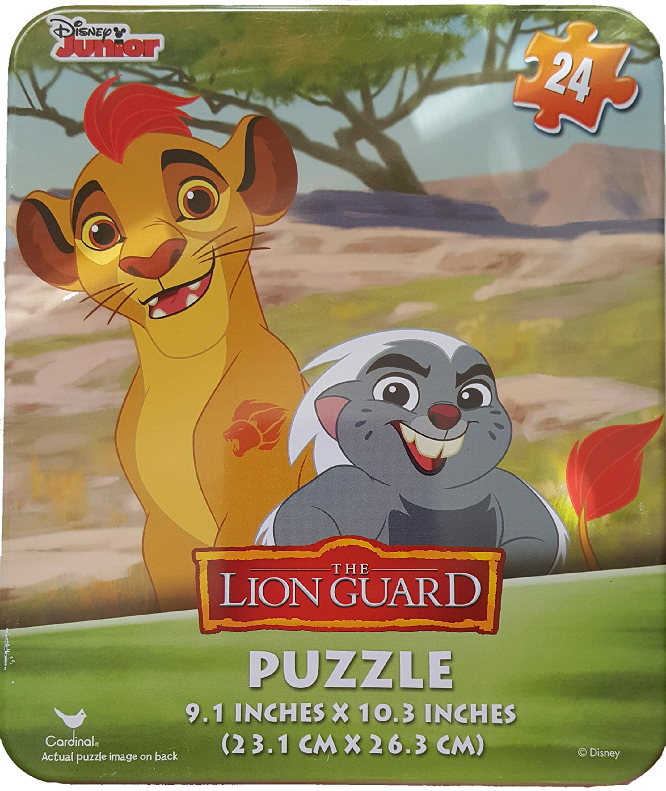 Buy Disney Junior The Lion Guard Kion and Bunga Puzzle in a Tin Box (24 ...